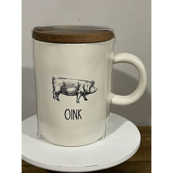 Rae Dunn | Dining | Rae Dunn New 223 Release Farm Line Coffee Mug Wood ...